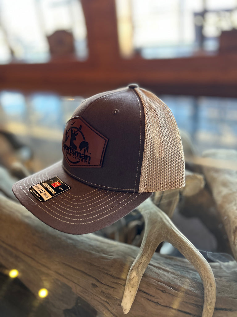 Chocolate Chip & Birch Leather Patch Hat – Sportsman Camo Covers